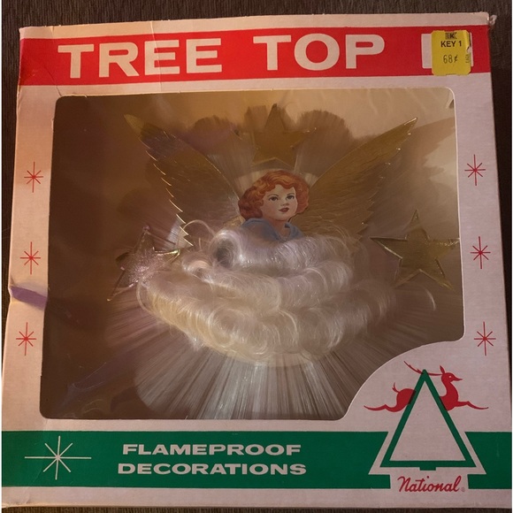 Holiday | National Tinsel Mfg Angel Tree Topper | Poshmark